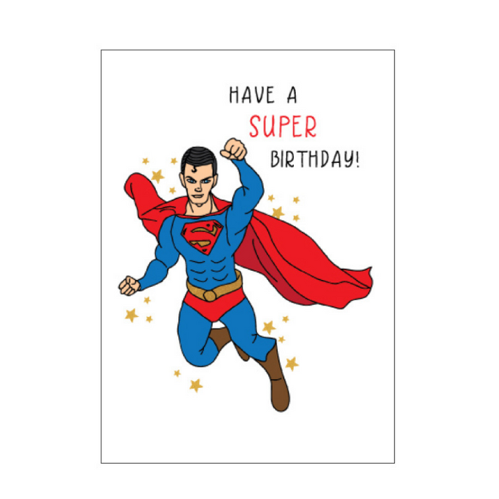 Superman Birthday Card – Merchants