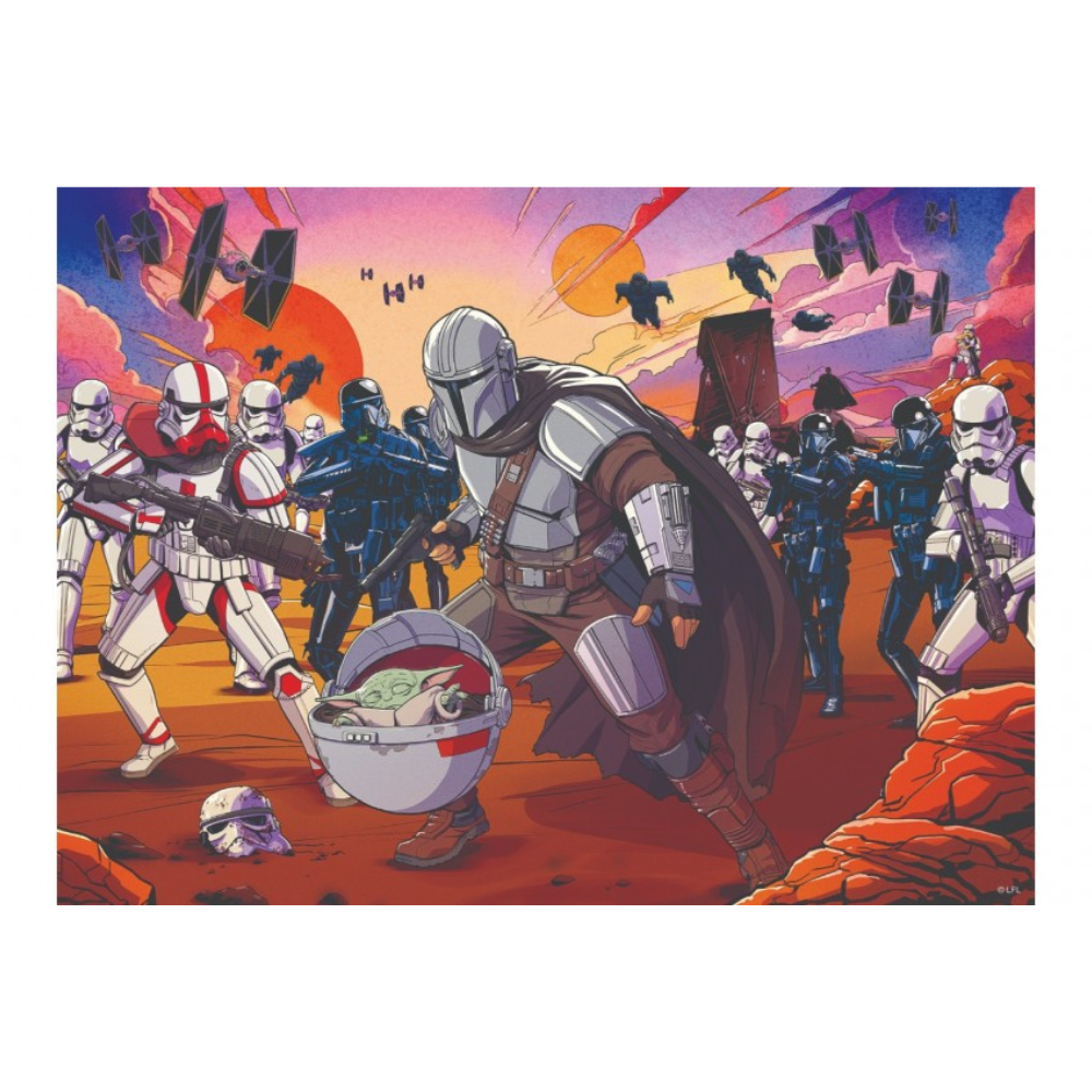 Ravensburger | Star Wars | The Mandalorian Face Off Puzzle | 200pc ...